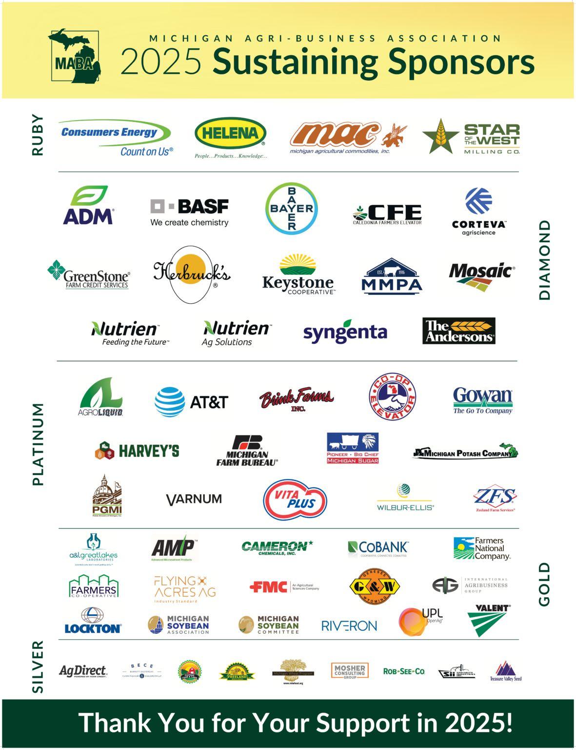 Sustaining Sponsors - Michigan Agri-Business Association : Michigan ...