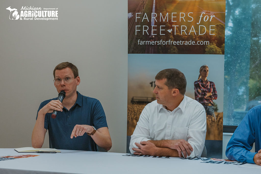 MABA President Chuck Lippstreu addresses trade and exports at Farmers ...